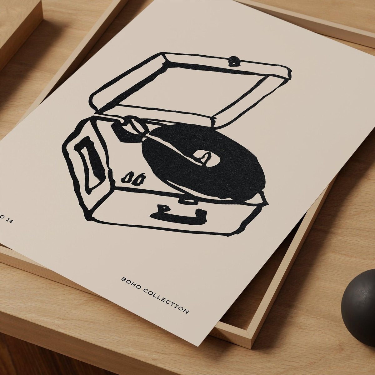 Record Player Art Print – Skudaboo